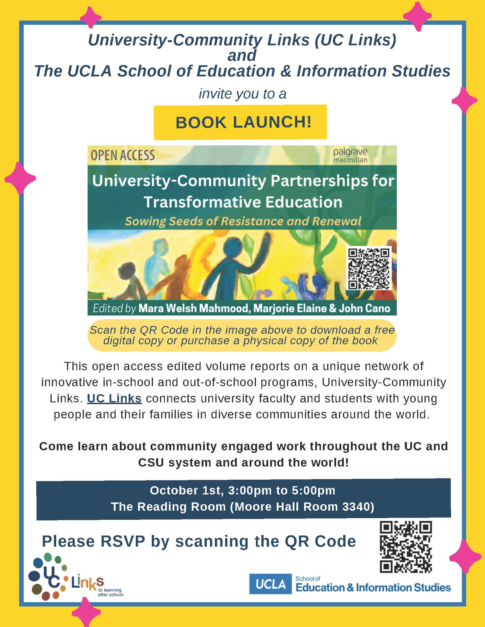 Book Launch of University-Community Partnerships for Transformative ...