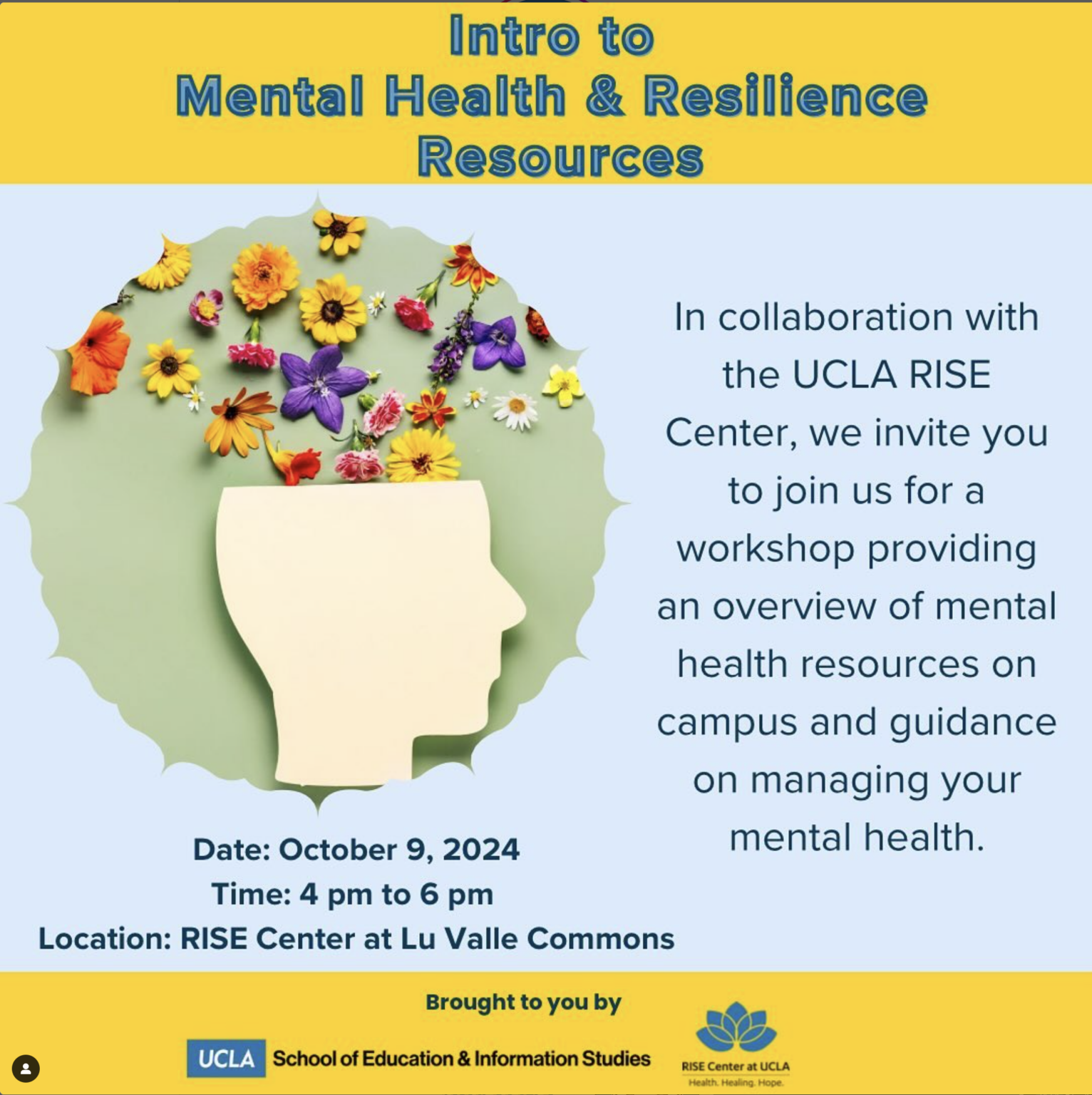 Undergraduate Intro to Mental Health & Resilience Resources - UCLA ...